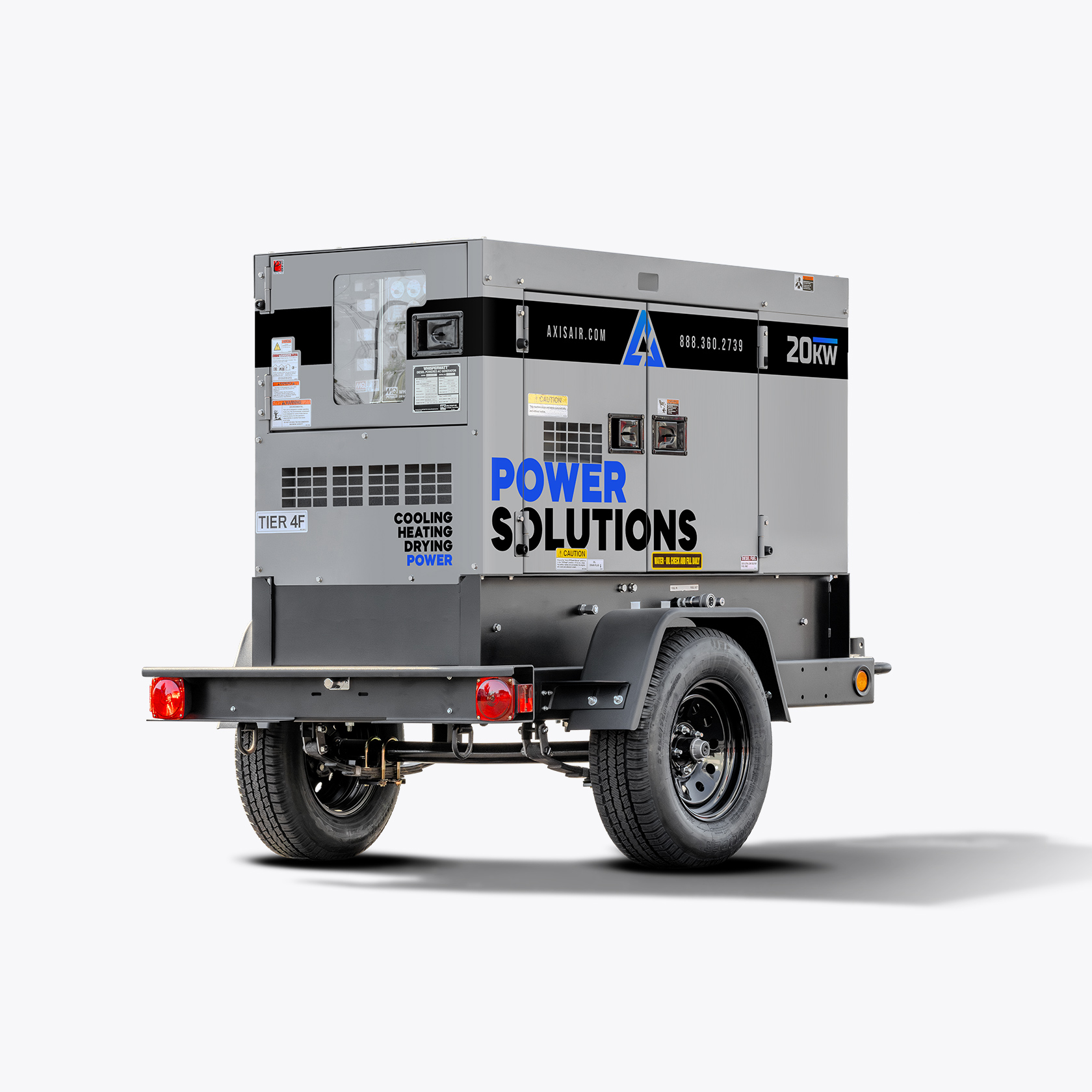 20kW Generator - Trailer Mounted Power Solutions